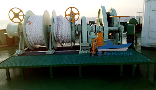 Hydraulic Double Gypsy Wheel With Warping Head Marine Windlass - Buy ...